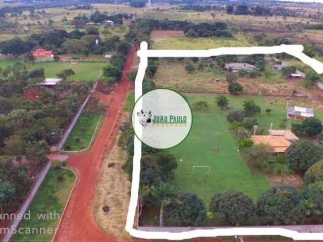 Chácara a venda em Ponte Alta DF 22.000 m2 3 Casas Campo de futebol ESCRITURA NA BEIRA DA BR
