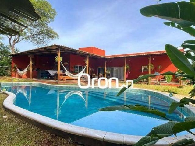 Chácara com 5 dormitórios à venda, 1540 m² por R$ 1.250.000,00 Portal do Cerrado Bela Vista de G