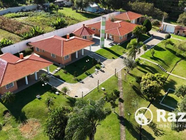 CHÁCARA COM 7 QUARTOS ÁREA TOTAL 22.961,80m² CAMPO DE FORA/PIRAQUARA PR REF 5992 RAZÃO