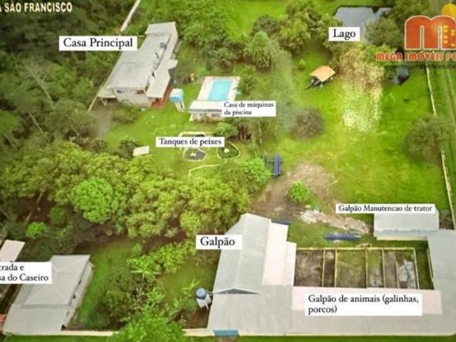 Chácara com 2 dormitórios à venda, 10000 m² por R$ 500.000,00 Vila Erminda Peruíbe/SP