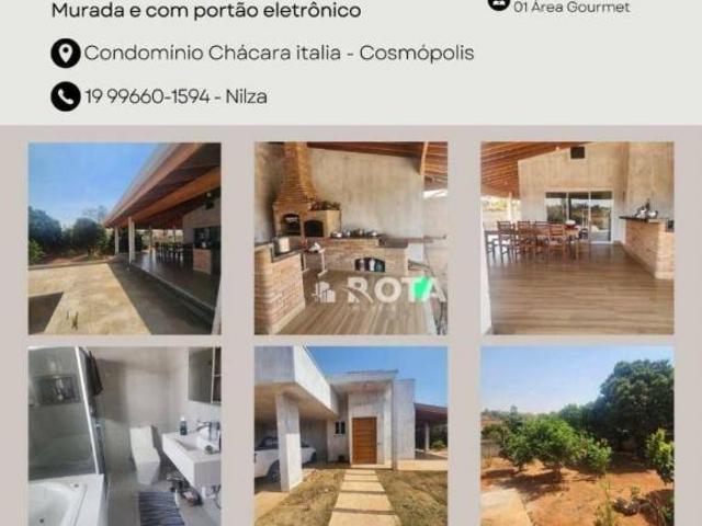 Chácara com 2 dormitórios Chacara Itália Cosmópolis