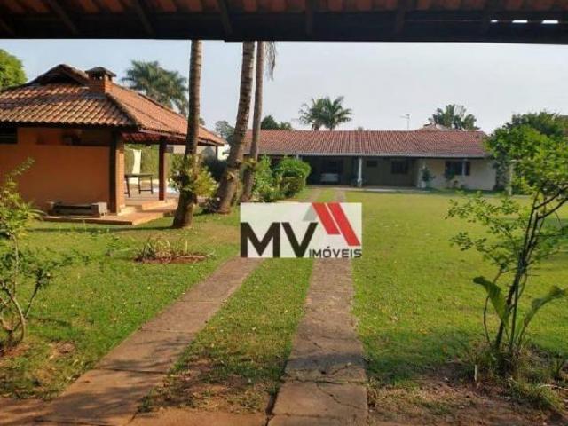 Chácara com 3 dormitórios à venda, 1800 m² por R$ 1.100.000,00 Loteamento Chácaras Vale das Garças