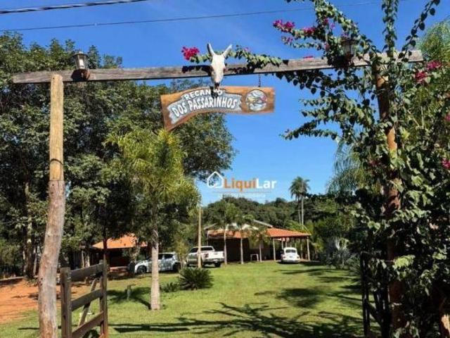 Chácara com 3.000 m² + Reserva Legal e Fundo para o Rio Aquidauana, Próxima a Campo Grande, com Pisc