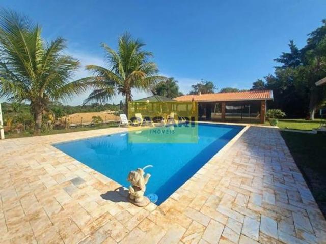 Chácara completa á venda, com 3 dormitórios sendo 2 suítes no Residencial Vitass