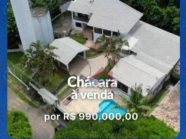 Chácara em Atibaia com 4 dormitórios à venda, 384 m² por R$ 990.000 Parque Rio Abaixo Atibaia/SP