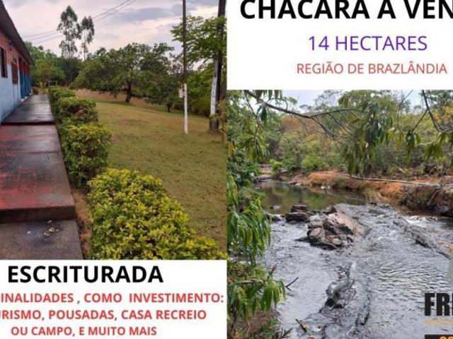 Chacara em Brazlandia a venda 14 hectares escriturada