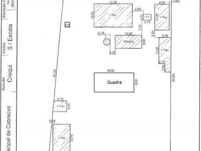 Chácara em Chácara Do Pinhal, Cabreúva/SP de 500m² 6 quartos à venda por R$ 1.180.000,00