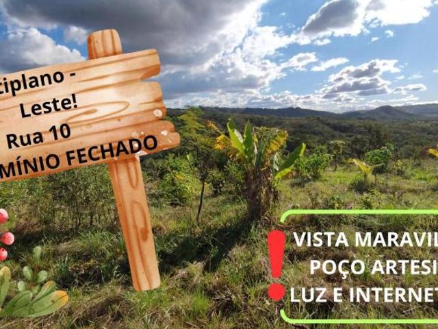 Chácara em condomínio com vista espetacular e córrego Altiplano Leste Rua 10