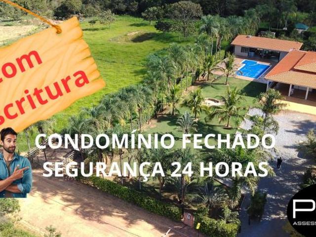Chácara Escriturada em Condomínio no Tororó com Casa e Lazer total