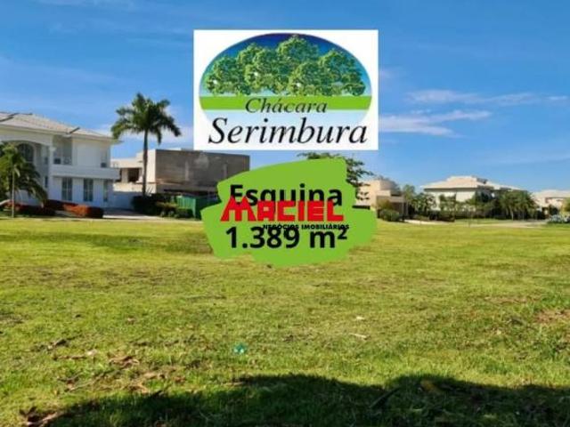 Chacara Serimbura Terreno de Esquina 1.389 m² Urbanova São José dos Campo SP