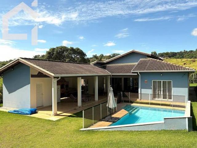 CHÁCARA TÉRREA EM CONDOMINIO ITUPEVA/SP l 4 DORM l PISCINA CLIMATIZADA