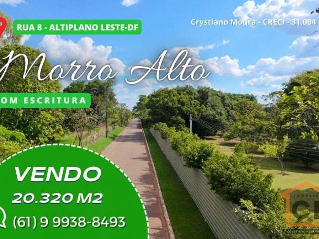 CHÁCARA, VENDA, 2 HECTARES, MORRO ALTO, ALTIPLANO LESTE, ESCRITURA, JARDIM BOTÂNICO, DF