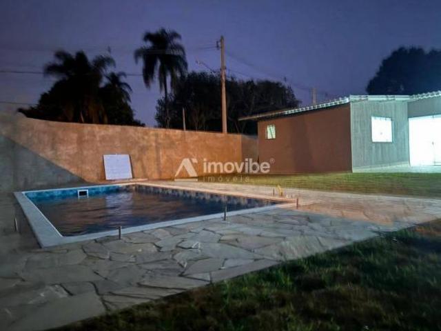 Chácara 500m², 150m² construção, piscina aquecida e área gourmet no Loteamento Chácara Pinheirinho –
