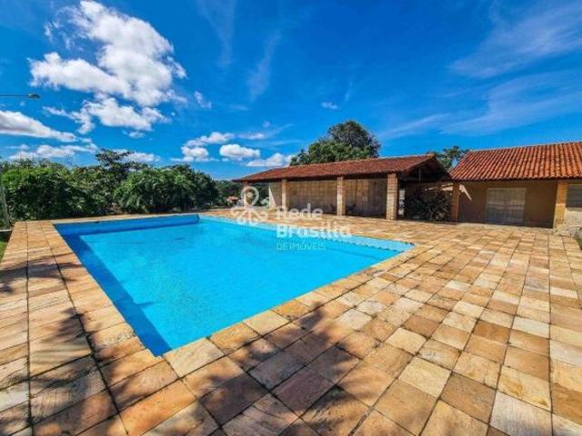 Chácaras Estância Santa Paula, Escriturada, com 3 Casas, Salão de Festas Jardim Botânico DF