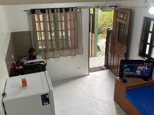 Chalé Mezanino, churrasqueira exclusiva, varanda gourmet, smart tv com streaming, ar condicionado