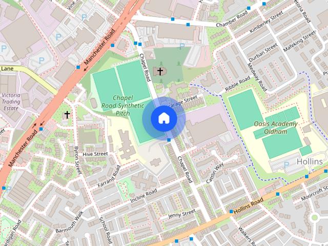 Chapel Road, Oldham, Greater Manchester, OL8