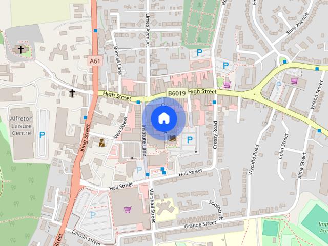 Chapel Walk, Alfreton, DE55
