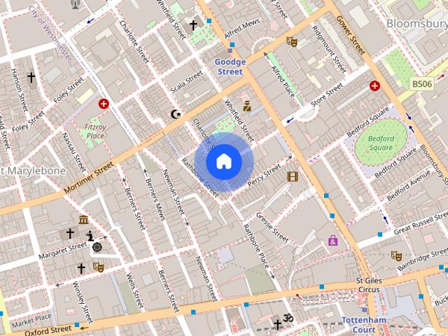 Charlotte Street, Fitzrovia, W1T