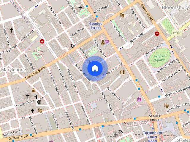 Charlotte Street, Fitzrovia & Covent Garden