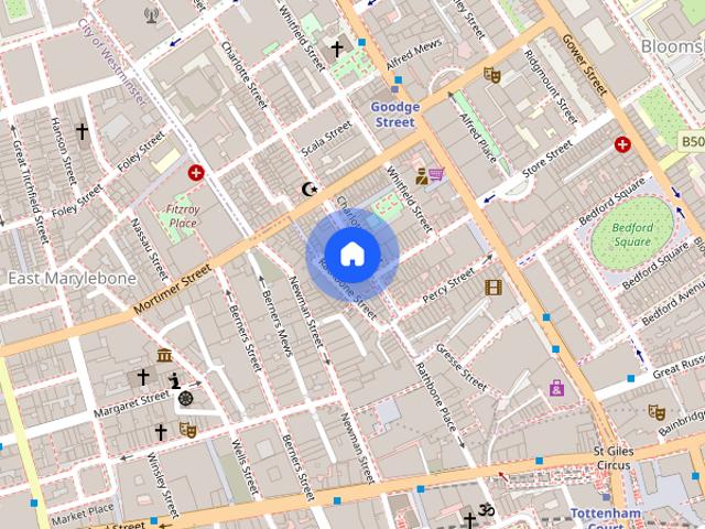Charlotte Street, Fitzrovia & Covent Garden