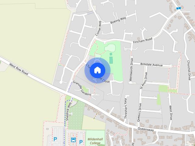 Charles Melrose Close, Mildenhall, Bury St. Edmunds