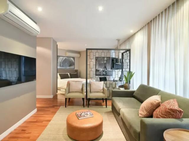 Charmoso apartamento mobiliado e decorado