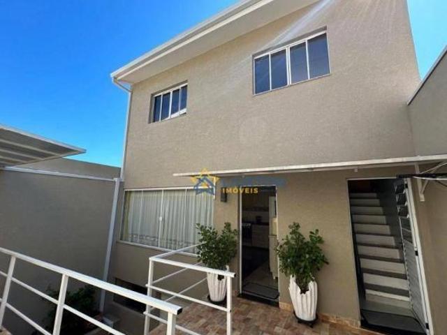 Charmoso Sobrado à Venda em Nova Atibaia, Com 4 Dormitórios e Lazer Completo