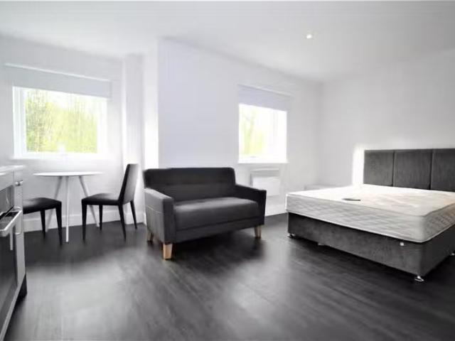 Nice 1 BA Studio flat for rent in Aria Apartments, Chatham Str.