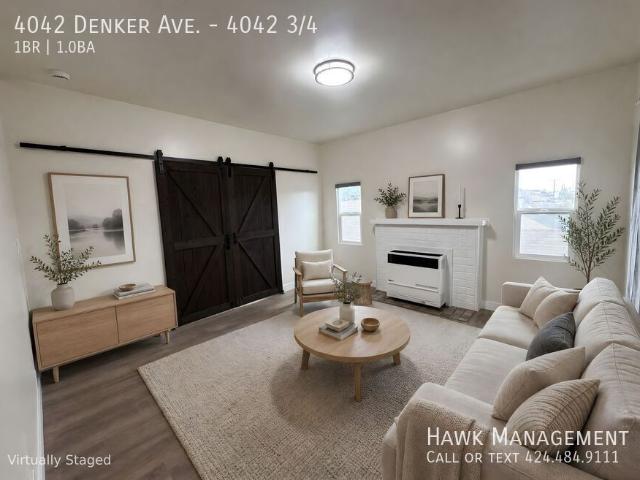Charming 1 Bed + Den at 4042 Denker Ave Unit 3/4