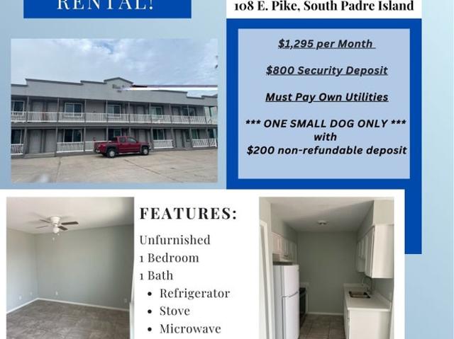 Charming 1 BedBath Condo #in South Padre Island_$m