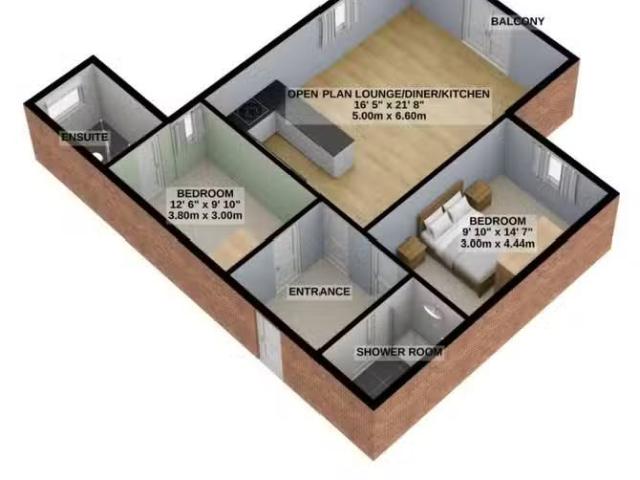 Just in! 2 BA 2 bedroom apartment for rent in Carnatic Road, M.