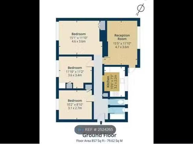 Cozy Flat to rent in Richard Fox House, London N4