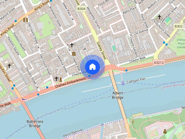 Cheyne Walk, Chelsea, London, SW3
