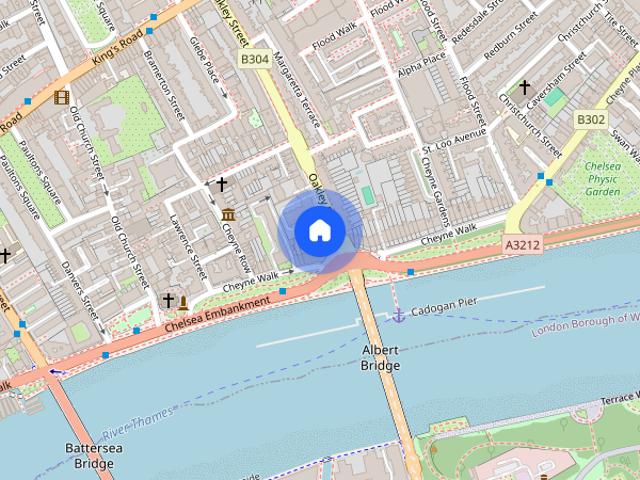 Cheyne Walk, Chelsea, London, SW3
