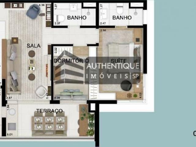 CHEZ VOUS MOEMA Apartamento no bairro Moema à venda