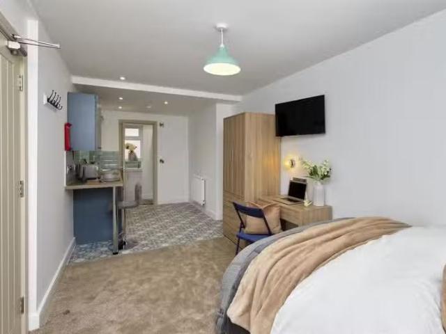 Charming 1 BA Studio flat for rent in Sun Street, Derby, DE22