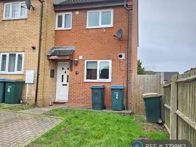 Cozy 1 BA 2 bedroom end of terrace house for rent in Ladymead.