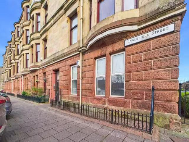Deal! 1 BA 2 bedroom flat for rent in 85 Inglefield Street, G4.