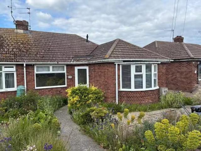 Cheap 1 BA 2 bedroom semi detached bungalow for rent in Ashley.