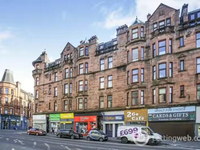Cozy 1 BR Property to rent in Dumbarton Road, Partick, Glasgow.
