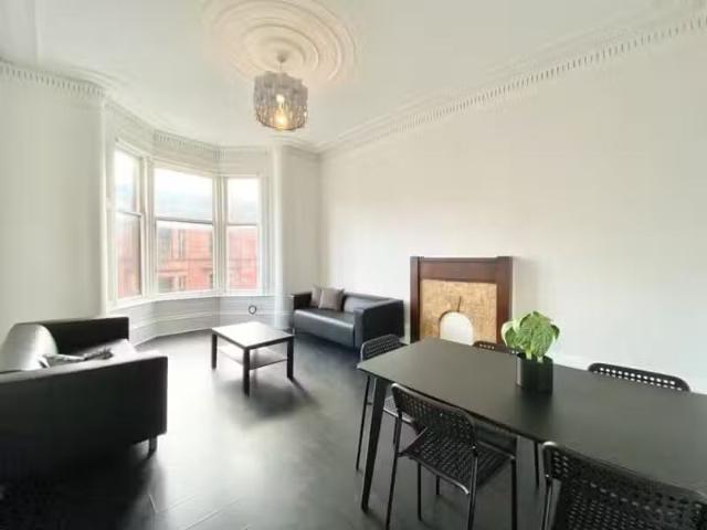 New 2 BA 7 bedroom flat for rent in Ruthven Street, Glasgow, G12