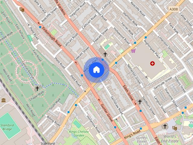 Chelsea Walk, Fulham Road, London, SW10