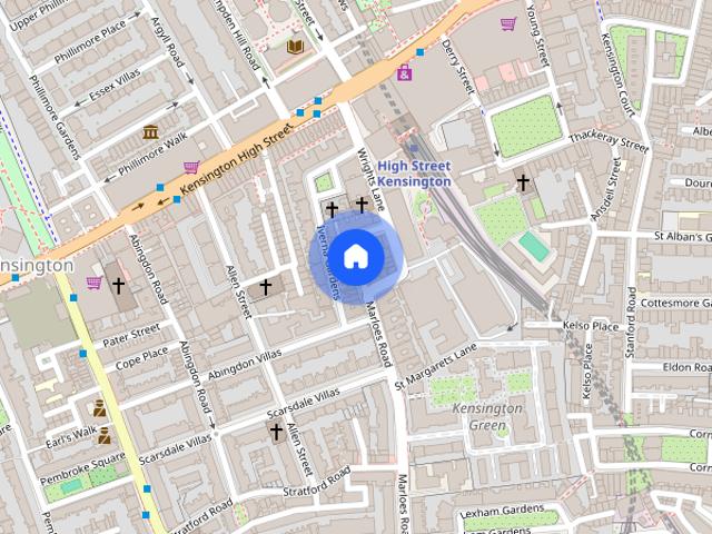 Cheniston Gardens, London, W8, High Street Kensington, London, W8