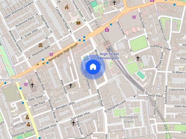 Cheniston Gardens, London, W8, High Street Kensington, London, W8