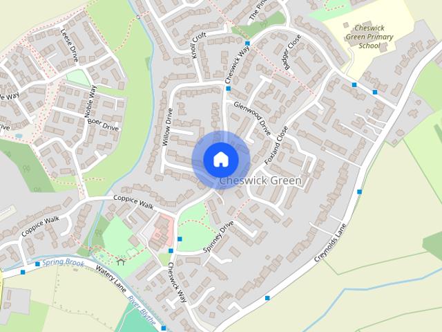 Cheswick Way, Cheswick Green, Solihull, West Midlands, B90