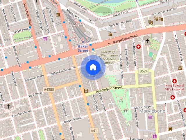 Chiltern Street, Marylebone, London, W1U