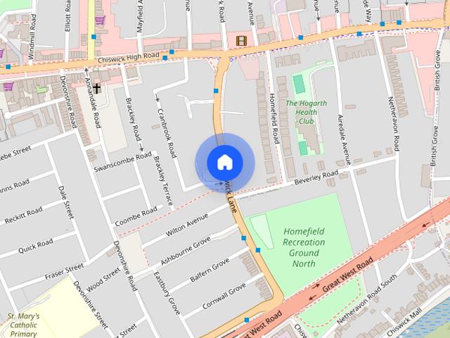 Chiswick Lane, Chiswick, London, W4