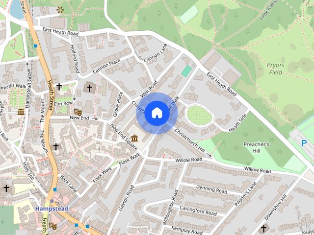Christchurch Hill, Hampstead, London, NW3