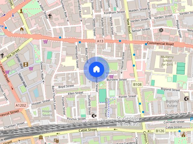 Christian Street, E1, Aldgate, London, E1