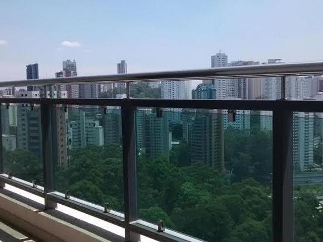 Chrome com 131mts, varanda goumet e vista linda, novo, morumbi
